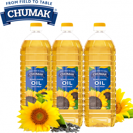 CHUMAK SUNFLOWER RAFINATED OIL 1L