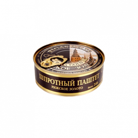 RIGA GOLD SMOKED SPRATS PATE 240G E/O