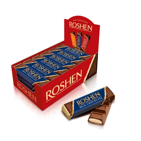 ROSHEN BATONCHIKI WITH CREME BRULLEE FILLING 43GR