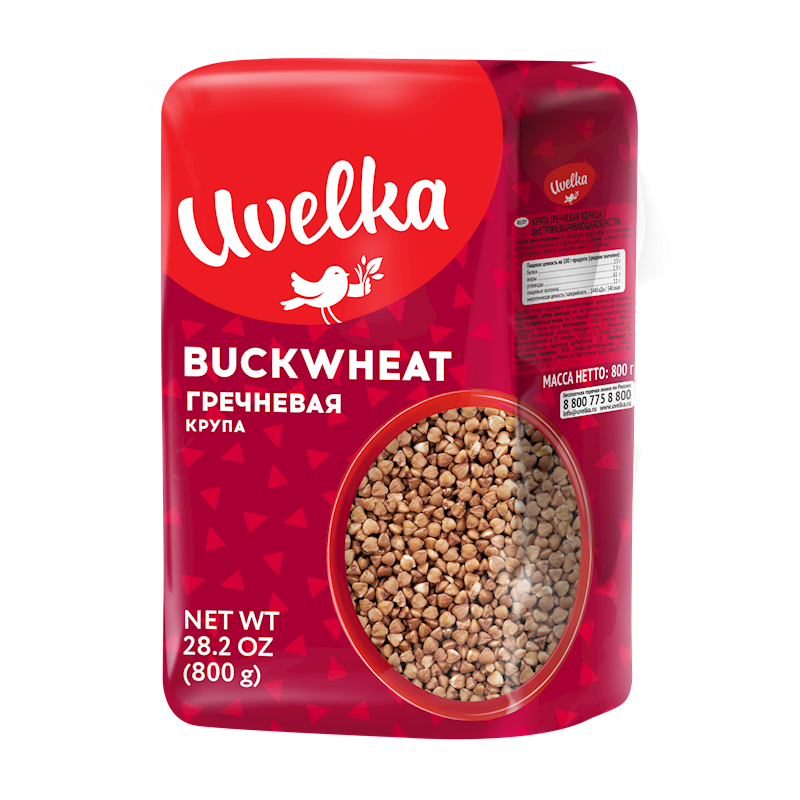 BUCKWHEAT EXTRA 800 GR UVELKA