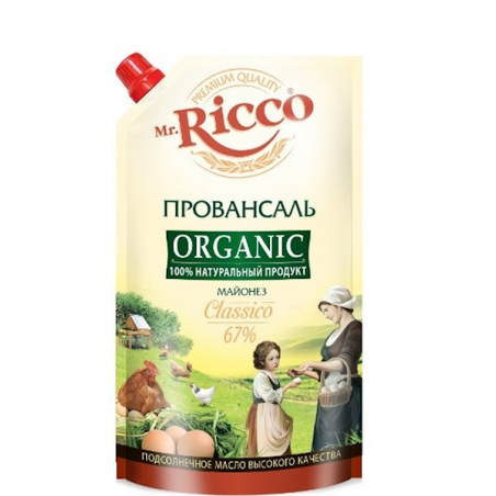 RICCO ORGANIC MAYONEZ PROVANSAL 400ML