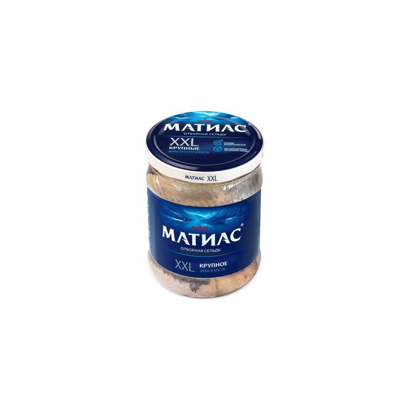 SANTA BREMOR HERRING FILLET MATIAS XXL GLASS 450G