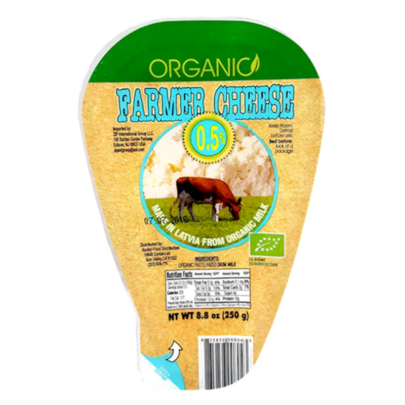 ORGANIC FARMER CHEESE 0.5% 250G