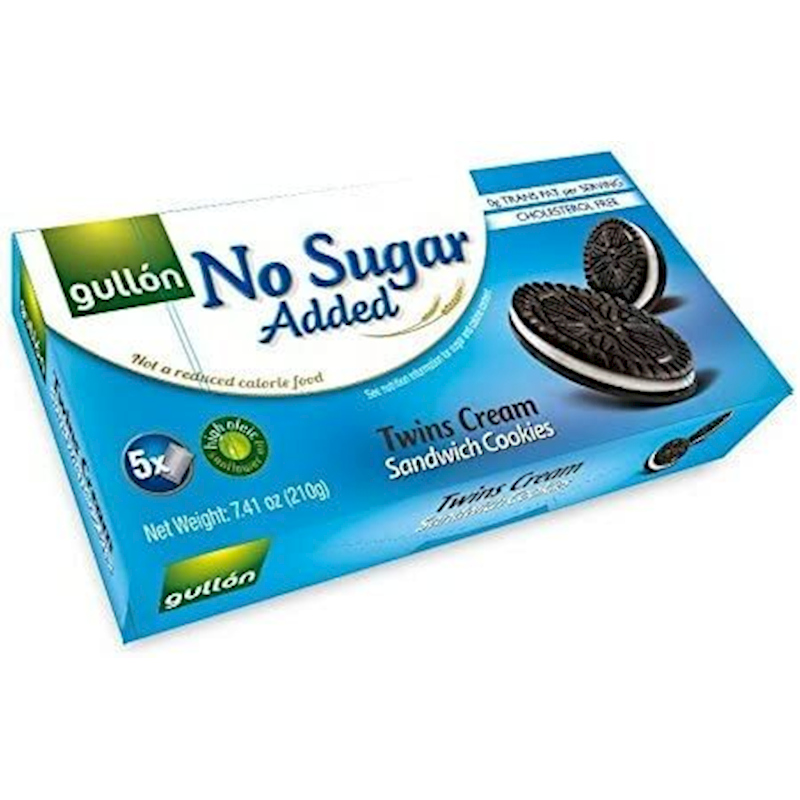 GULLON SUGAR FREE TWIN COCOA COOKIES 7.41OZ