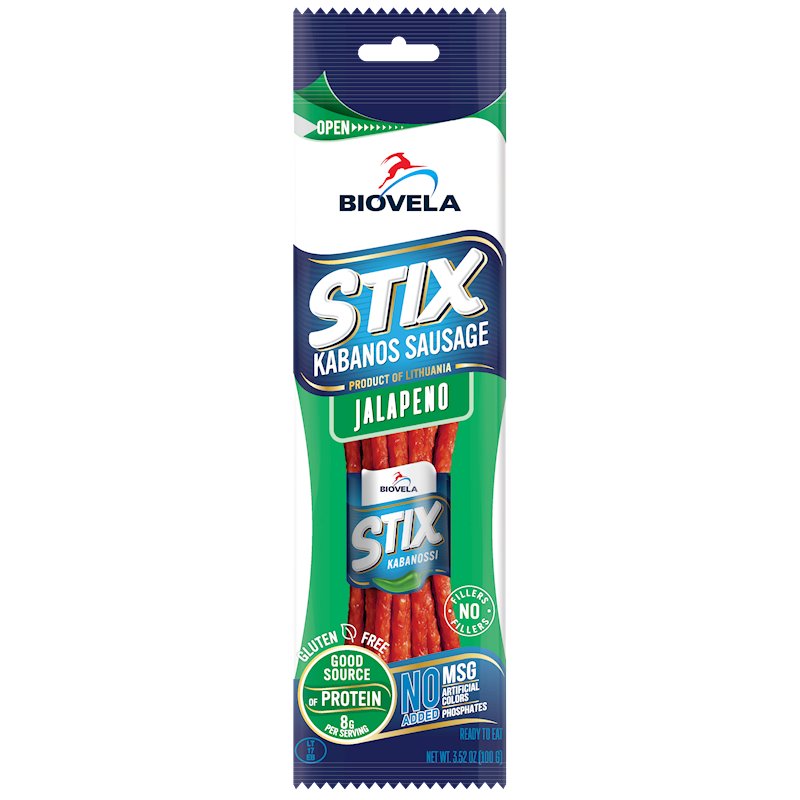 BIOVELA KABANOS SNACK 100G JALAPENO
