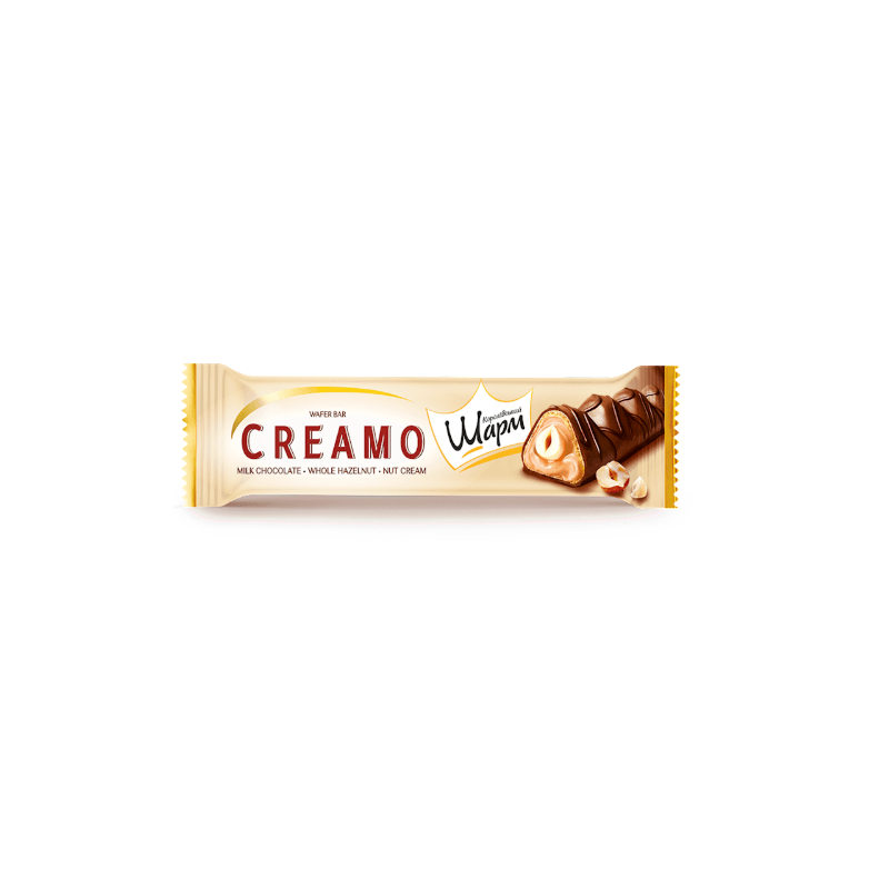 ROYAL CHARM WAFER BAR WHOLE HAZELNUT/NUTCREAM 25G AVK
