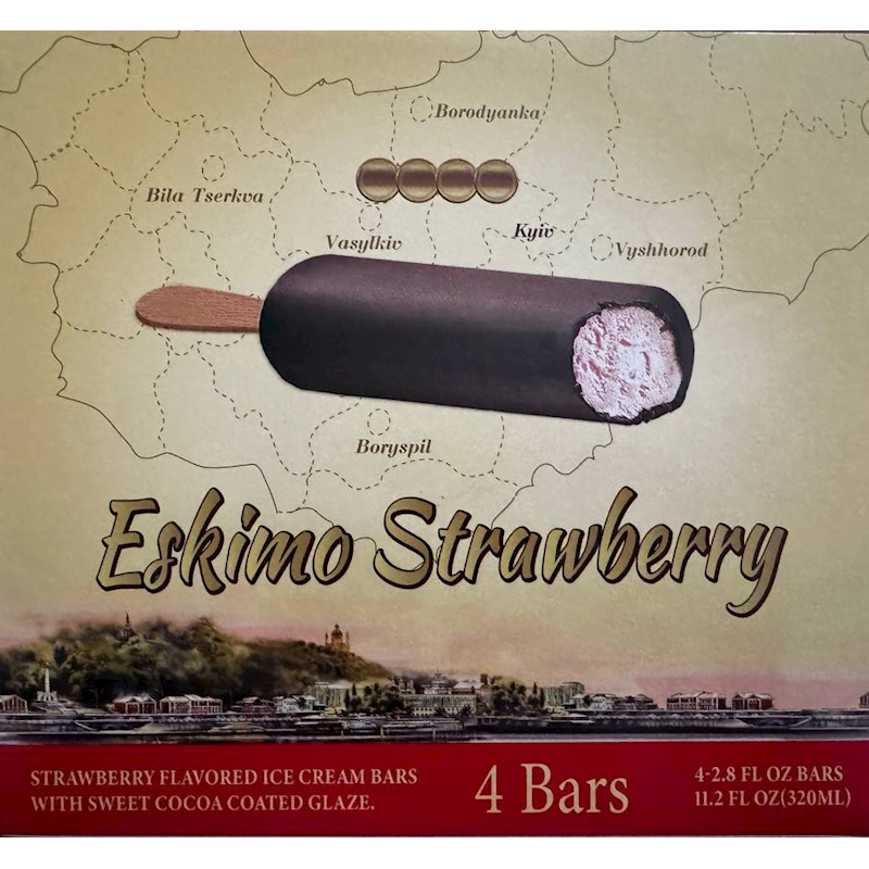 ESKIMO STRAWBERRY FLAVOR 4 BARS/BOX