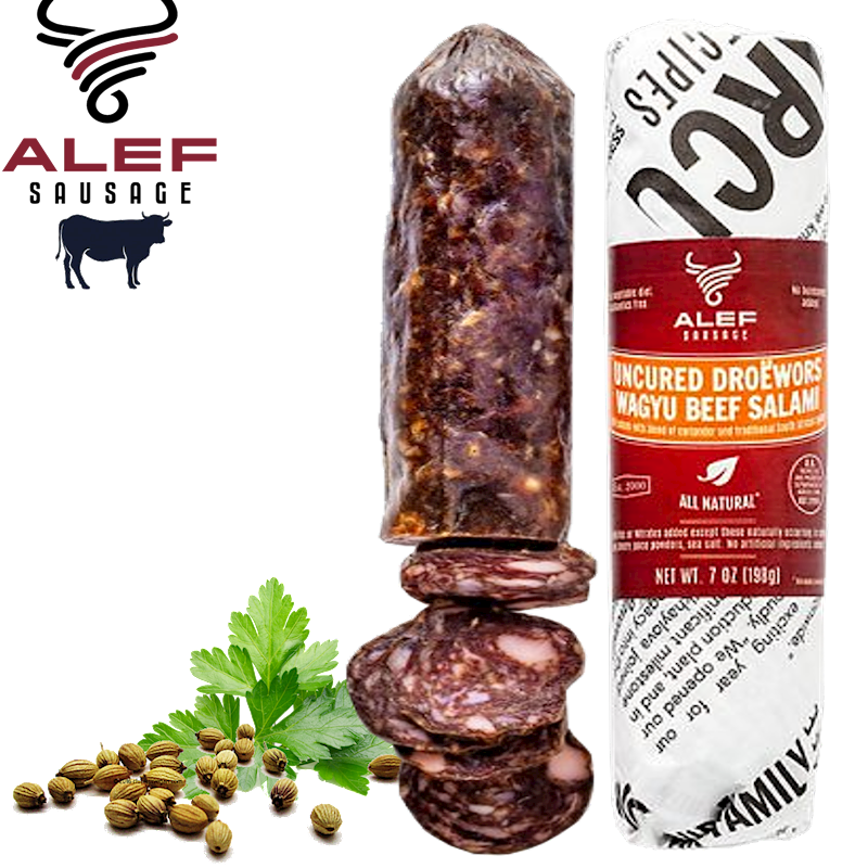 ALEF UNCURE DROEWORK WAGYU BEEF SALAMI 142G