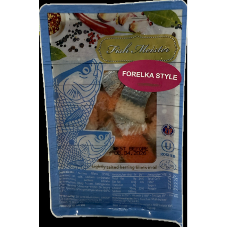 FISH MEISTER FORELKA STYLE HERRING FILLET IN OIL 500G TERMAPACK