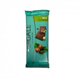 PERGALE MILK CHOCOLATE WITH HAZELNUTS 85G